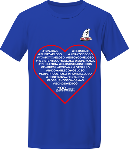 Playera Oficial "El Oso" Corazón | El oso Mx - El Oso